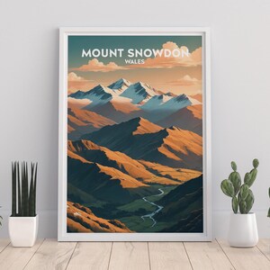 Mount Snowdon Print, Mount Snowdon Poster, Snowdon Wall Art, Snowdonia ...