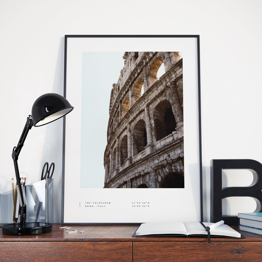 Rome Print, Rome Poster, Colosseum Print, Colosseum Poster, Rome ...