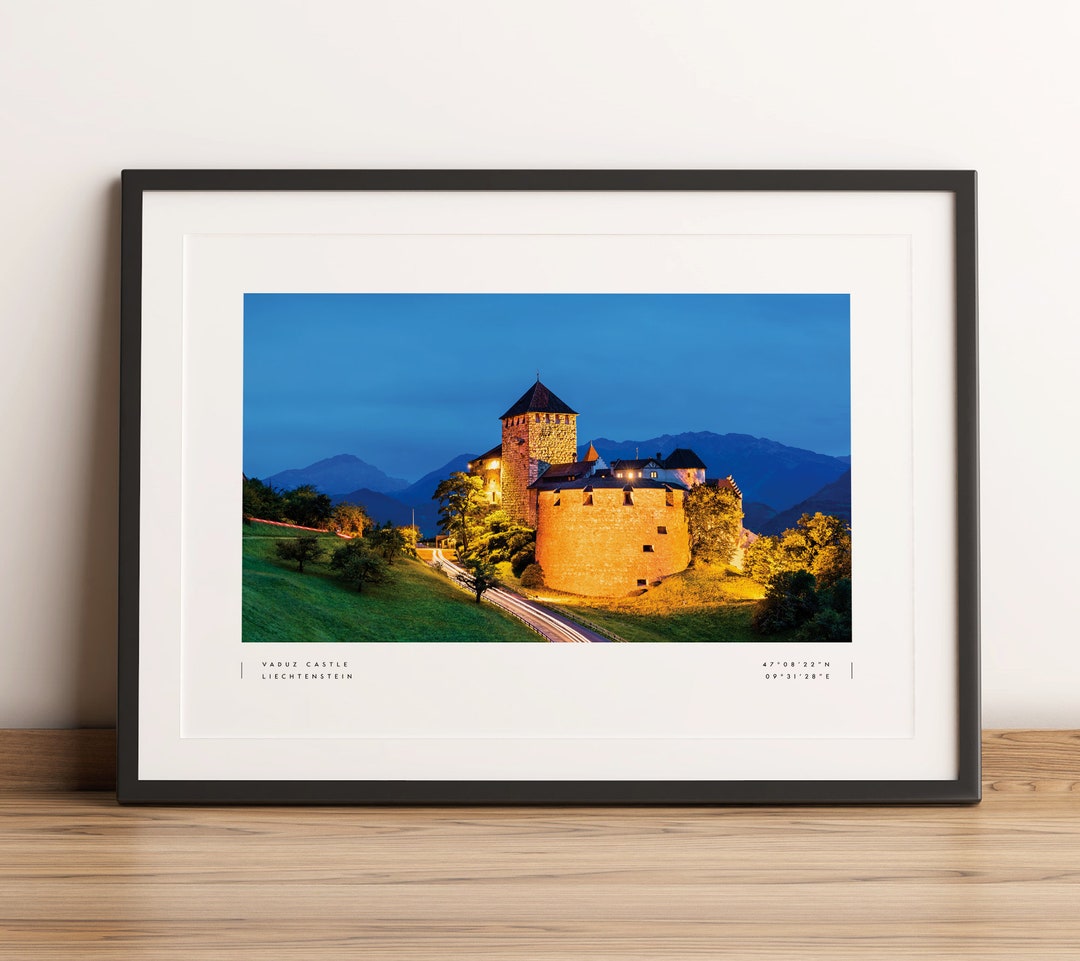 Vaduz Castle, Liechtenstein Print, Liechtenstein Poster, Liechtenstein ...