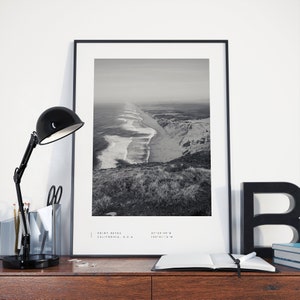 Point Reyes Print, Point Reyes Poster, Point Reyes Coordinates, Point ...