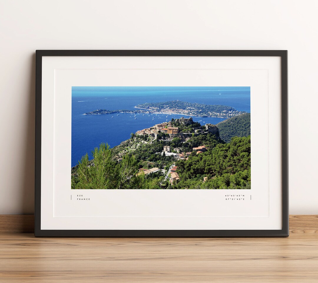 Eze Village France Print, Eze Village France Poster, Eze France ...
