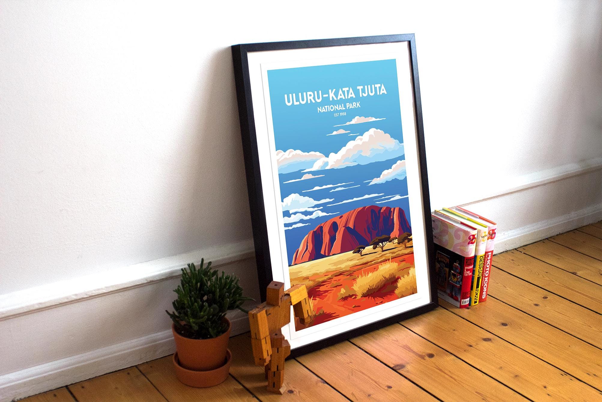 Uluru Kata Tjuta National Park Poster Uluru Kata Tjuta National Park ...