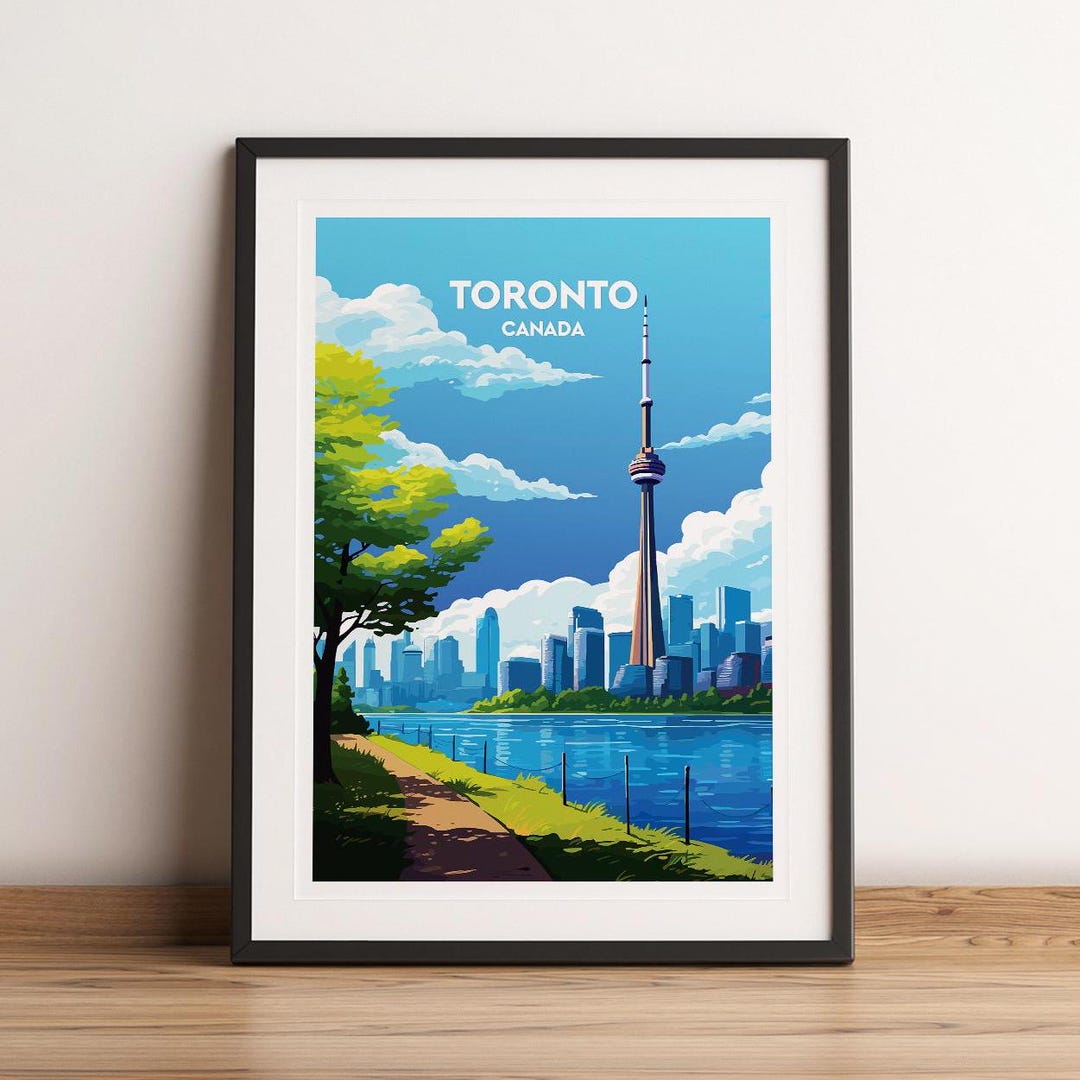Toronto Print, Toronto Poster, Toronto Islands, Toronto Wall Art ...