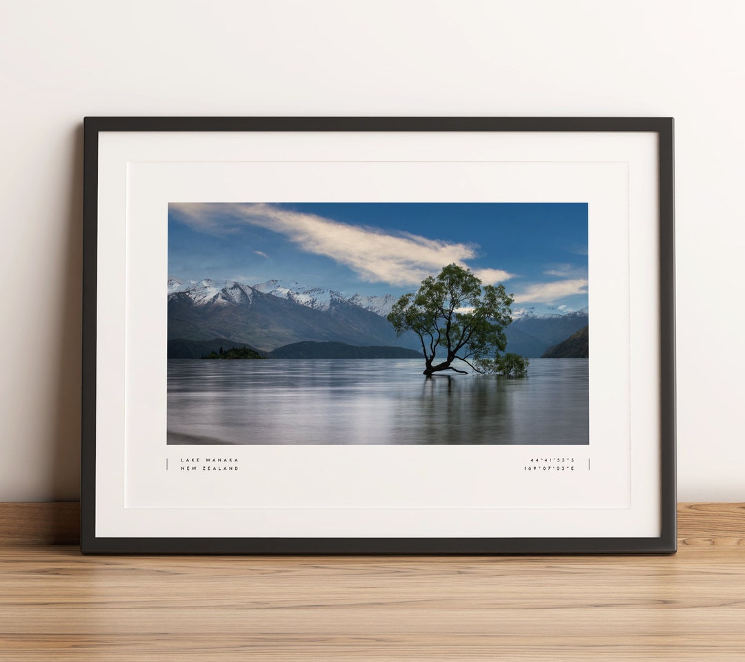 Wanaka Tree Print, Wanaka Tree Poster, New Zealand, Wall Decor, Wanaka ...