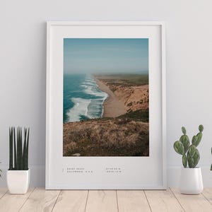 Point Reyes Print Point Reyes Poster Point Reyes Coordinates Point ...