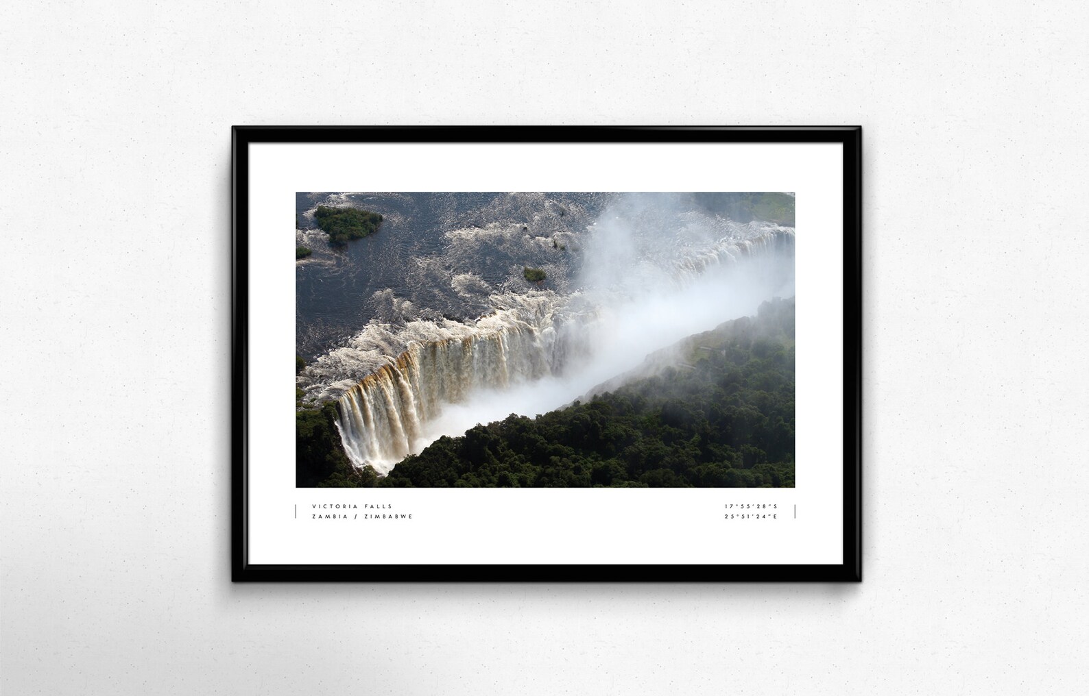 Victoria Falls Print Victoria Falls Poster Victoria Falls | Etsy