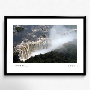 Victoria Falls Print Victoria Falls Poster Victoria Falls - Etsy