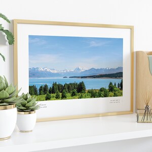 Mount Cook Print, Mount Cook Poster, Mount Cook Coordinates, Mount Cook ...