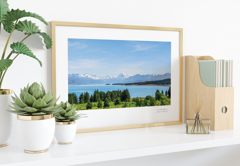 Mount Cook Print Mount Cook Poster Mount Cook Coordinates - Etsy