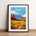 Big Bend National Park Poster Big Bend National Park Print Minimalist ...