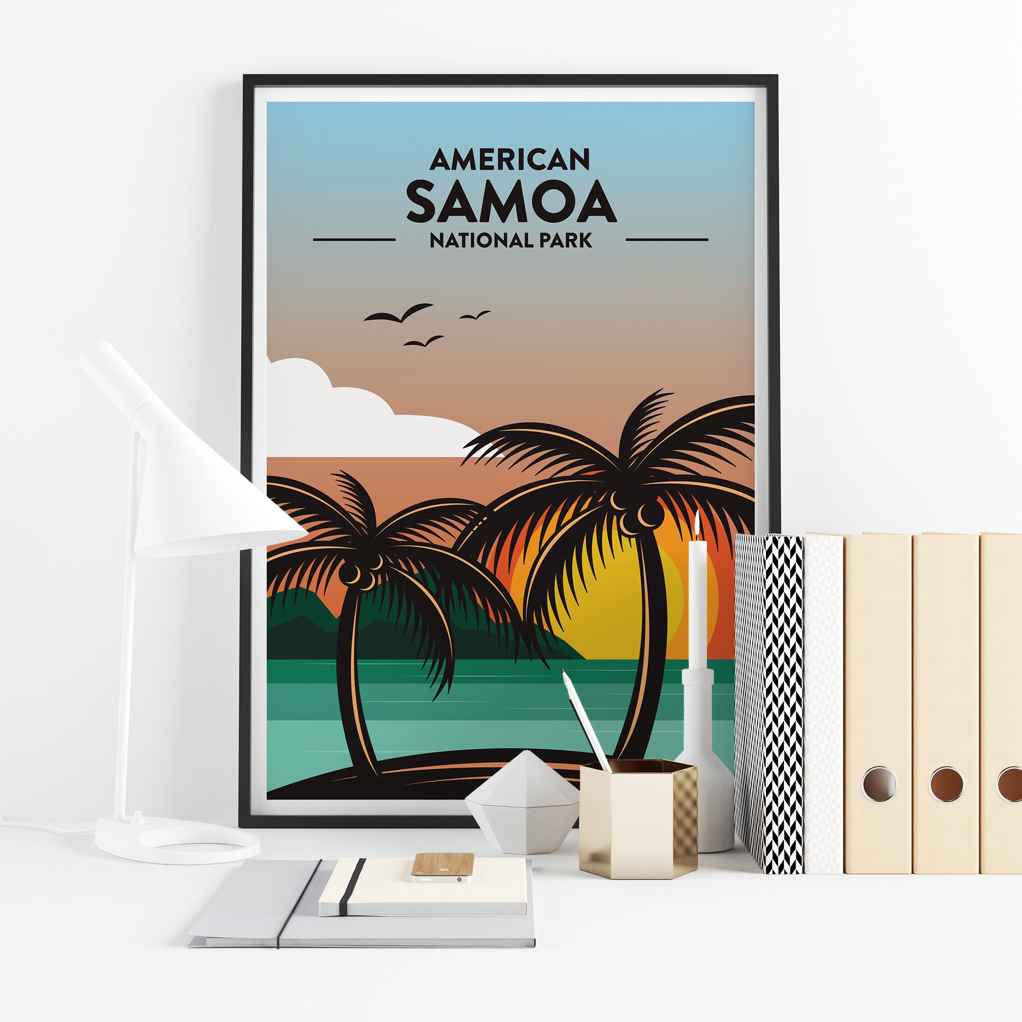 American Samoa National Park Print American Samoa Poster - Etsy