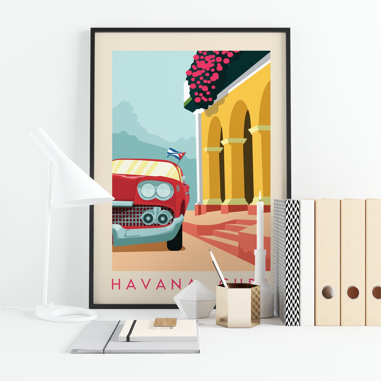 Havana Print Havana Poster Havana Vintage Retro Print - Etsy UK