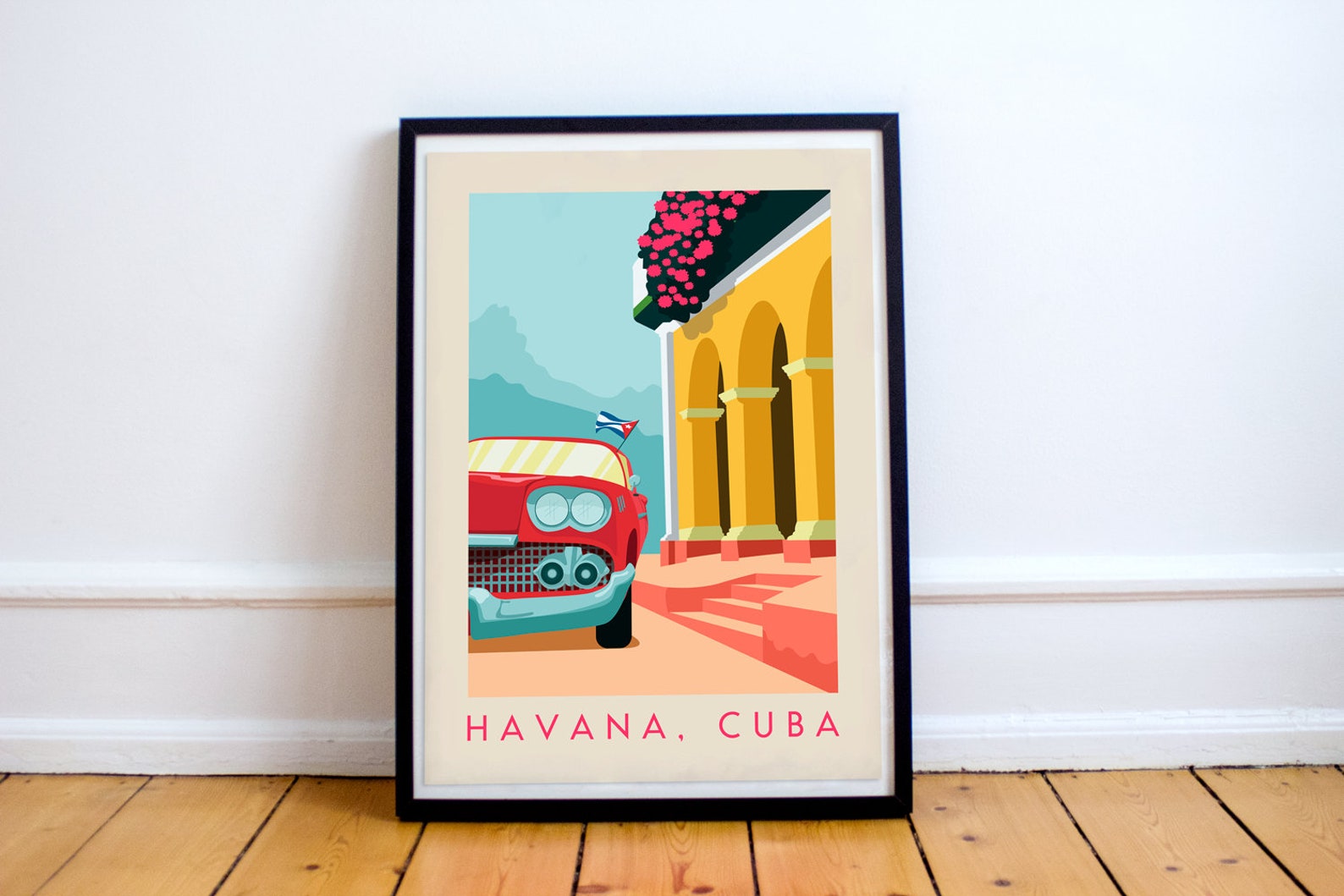 Havana Print Havana Poster Havana Vintage Retro Print - Etsy UK