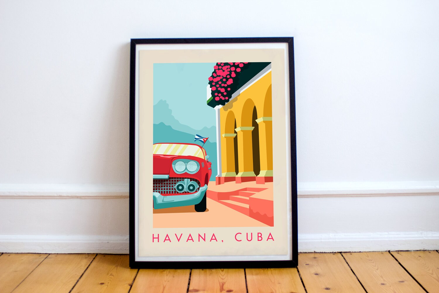 Havana Print Havana Poster Havana Vintage Retro Print - Etsy UK
