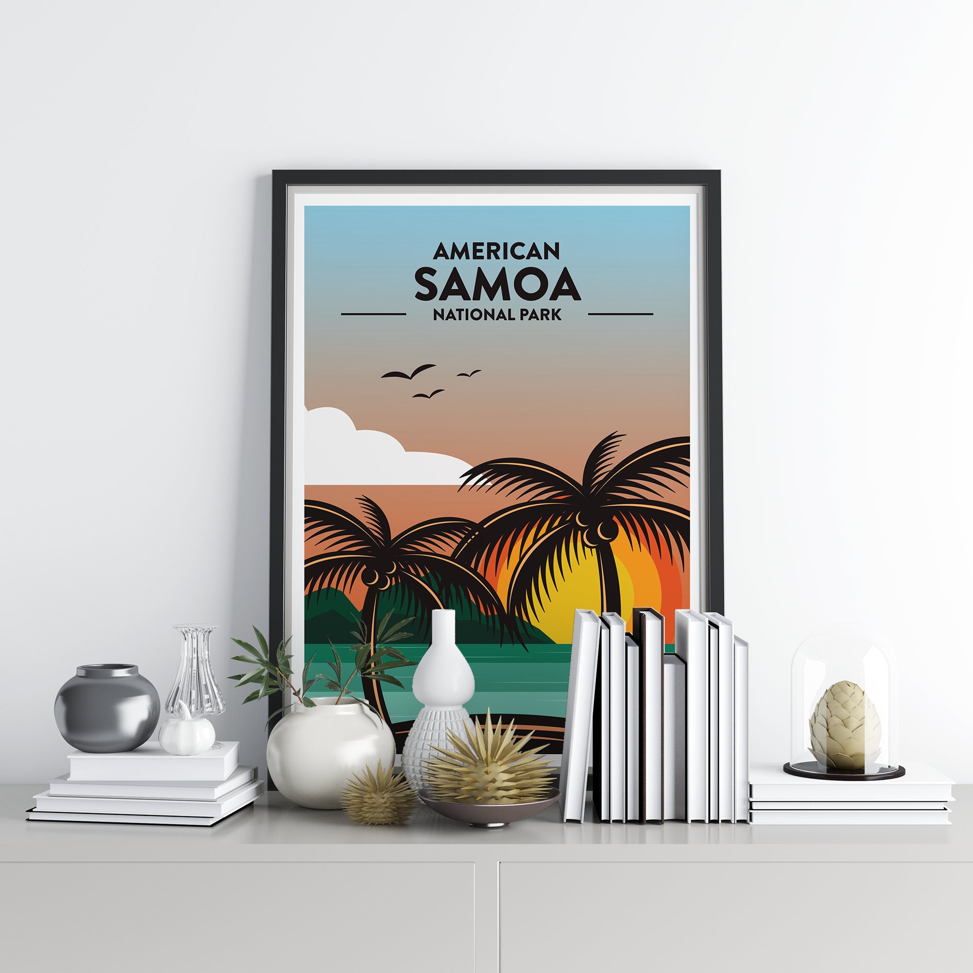 American Samoa National Park Print American Samoa Poster - Etsy