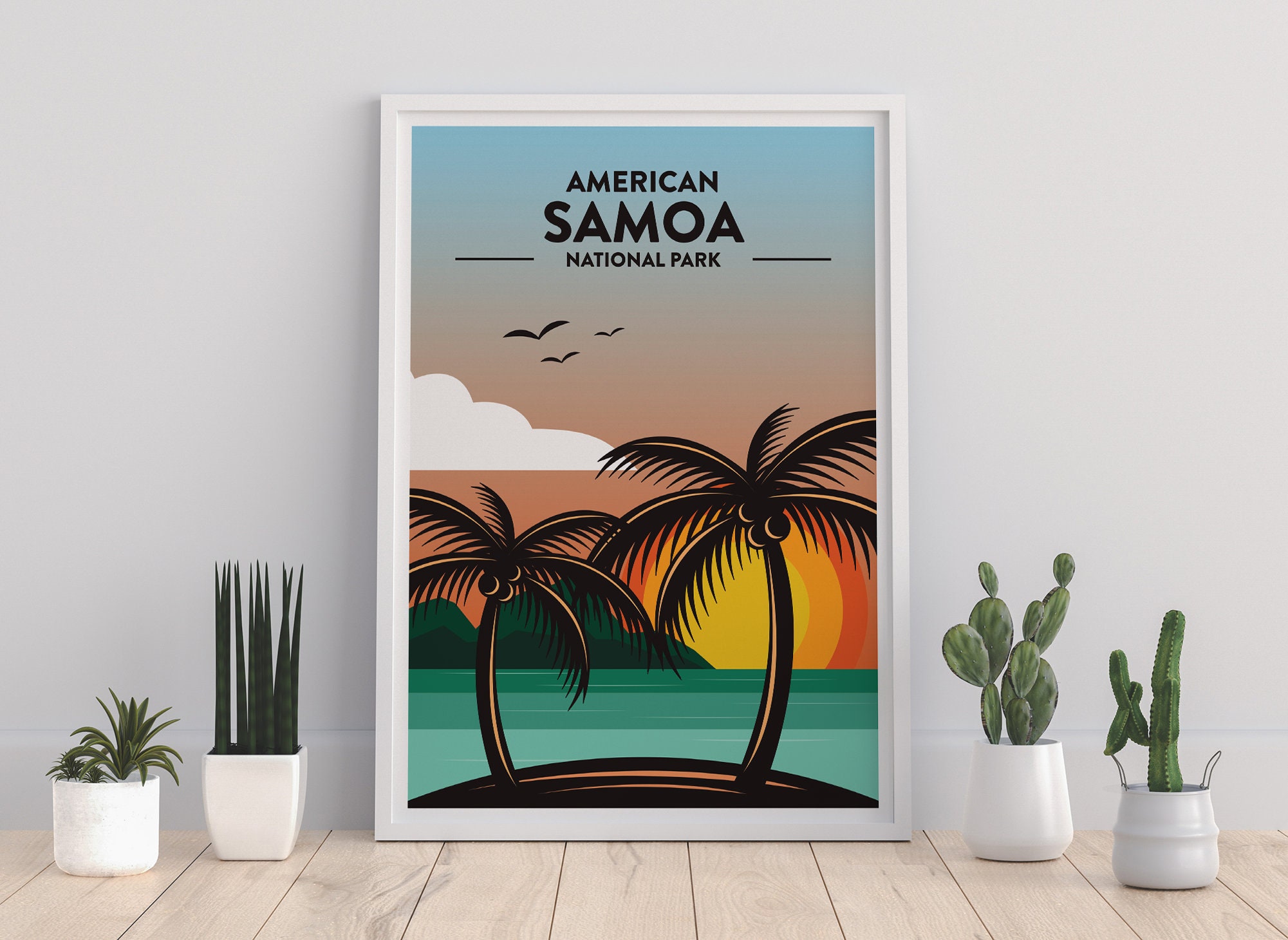 American Samoa National Park Print American Samoa Poster - Etsy