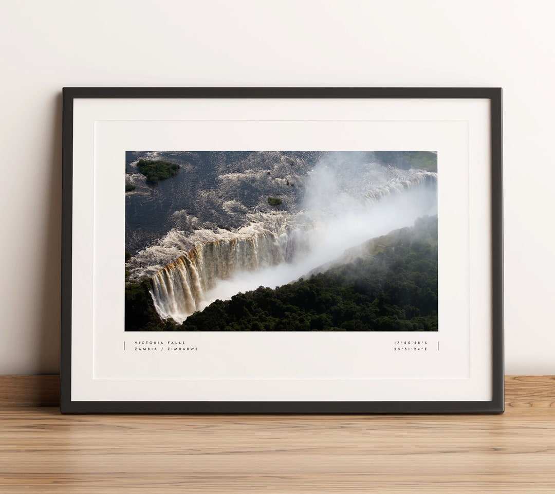 Victoria Falls Print Victoria Falls Poster Victoria Falls - Etsy