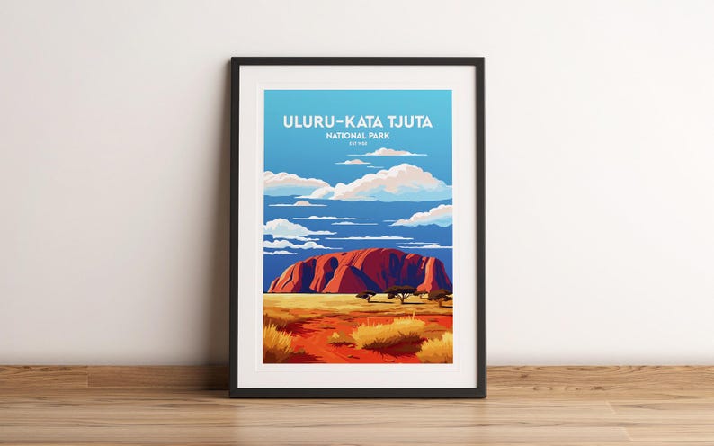 Uluru Kata Tjuta National Park Poster Uluru Kata Tjuta National Park ...