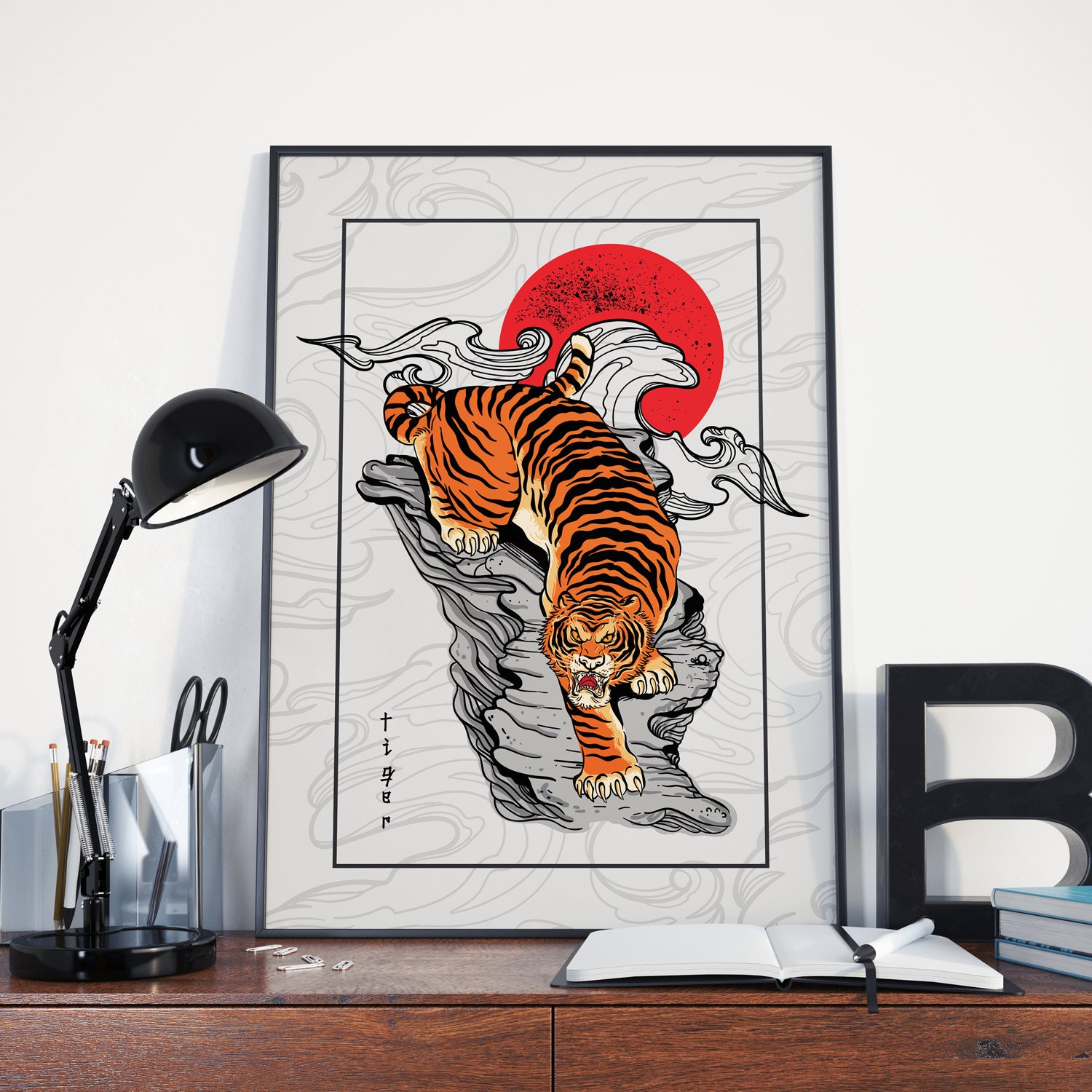Japanese Art Tattoo Tiger