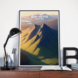 Ben Nevis Print, Ben Nevis Poster, Ben Nevis Wall Art, Ben Nevis Travel ...