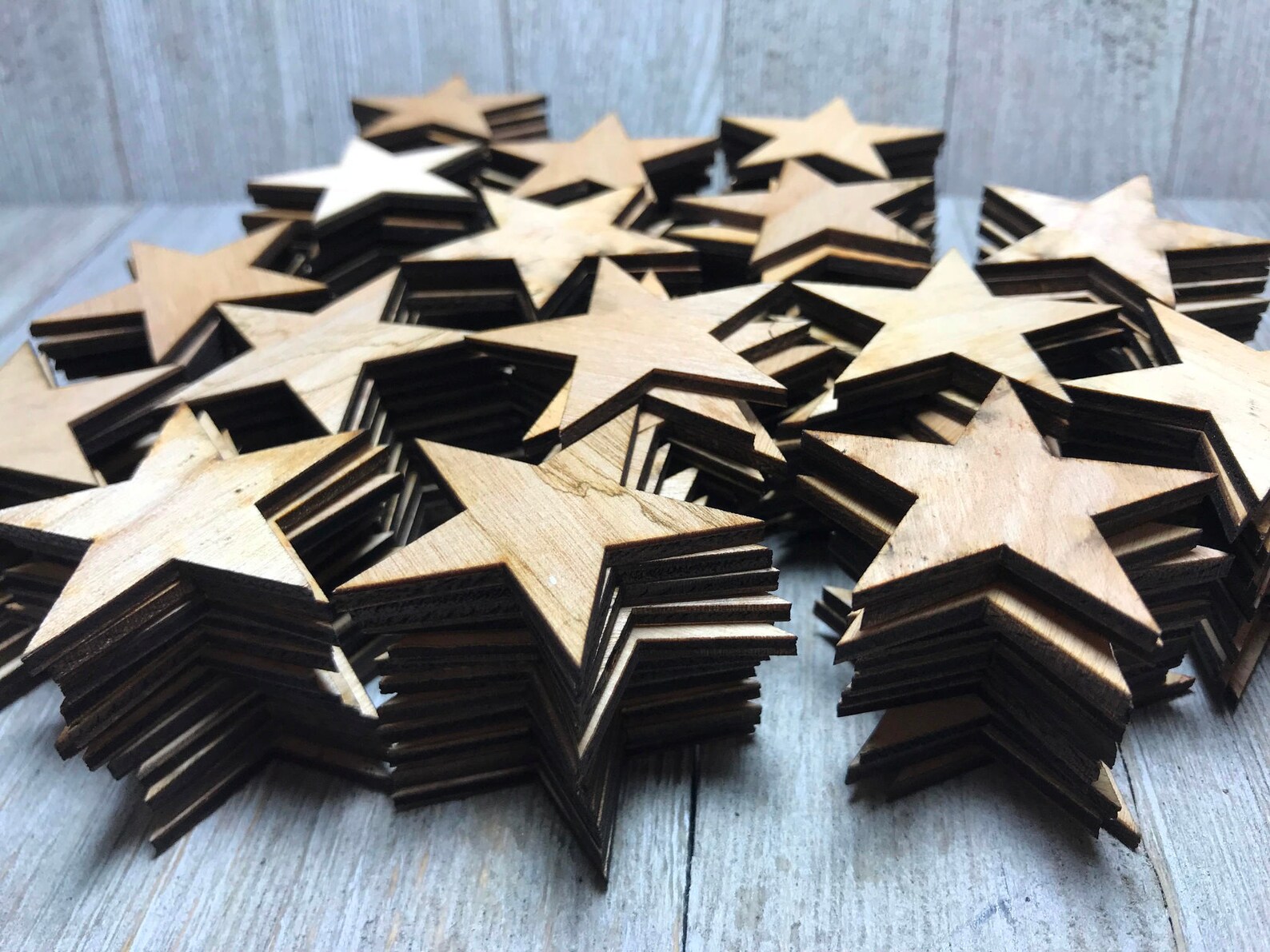 Bulk Laser-cut Wooden Stars Crafting Supplies Wooden Stars - Etsy