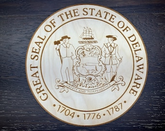 Washington State Seal 1/4'' Birch Plywood / Laser Engraved / 10'' 14 ...