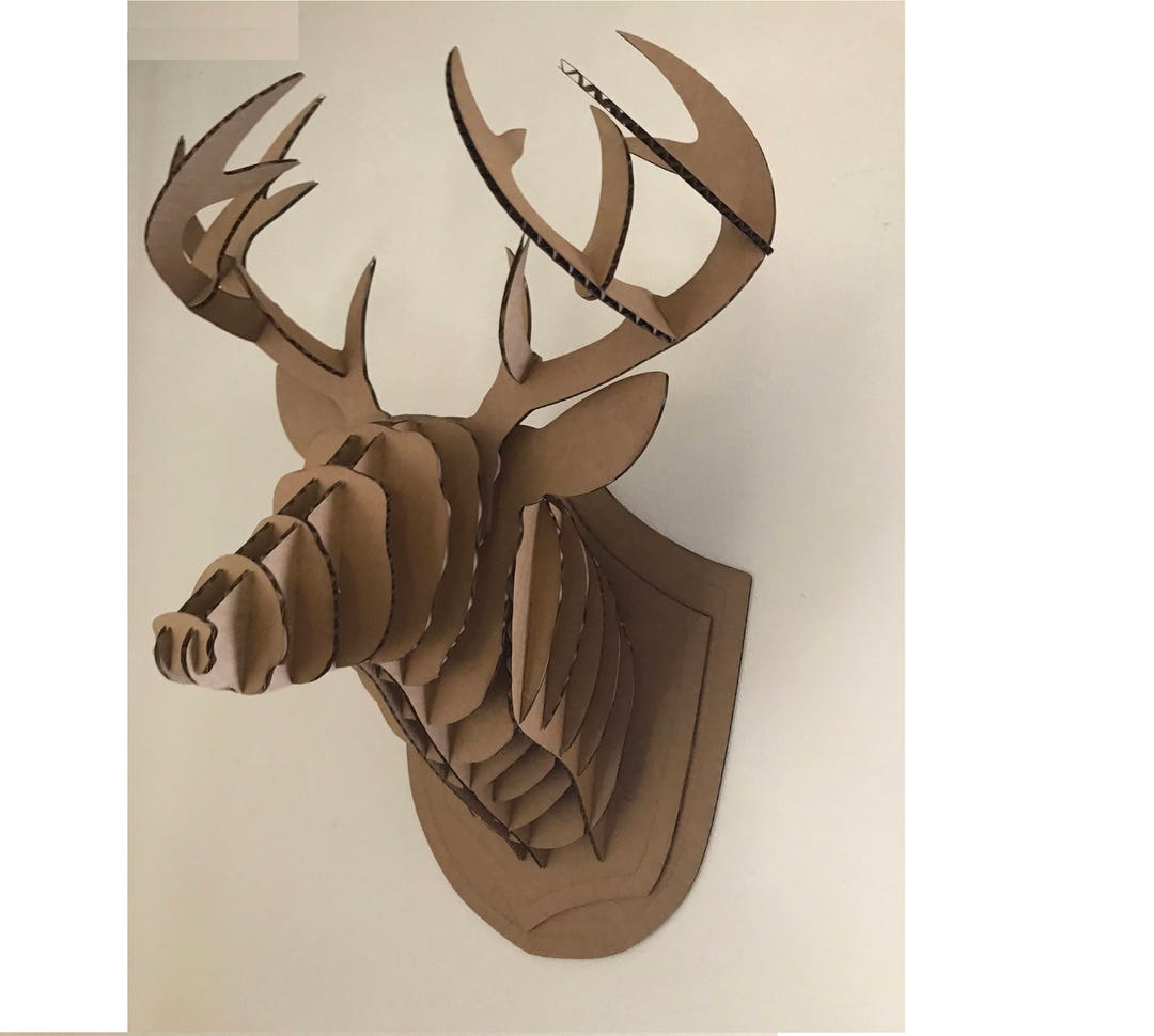 Laser Cut DIY Deer Head - Etsy