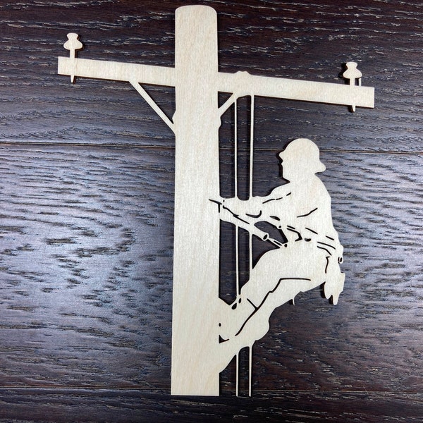 Lineman Logo - Etsy
