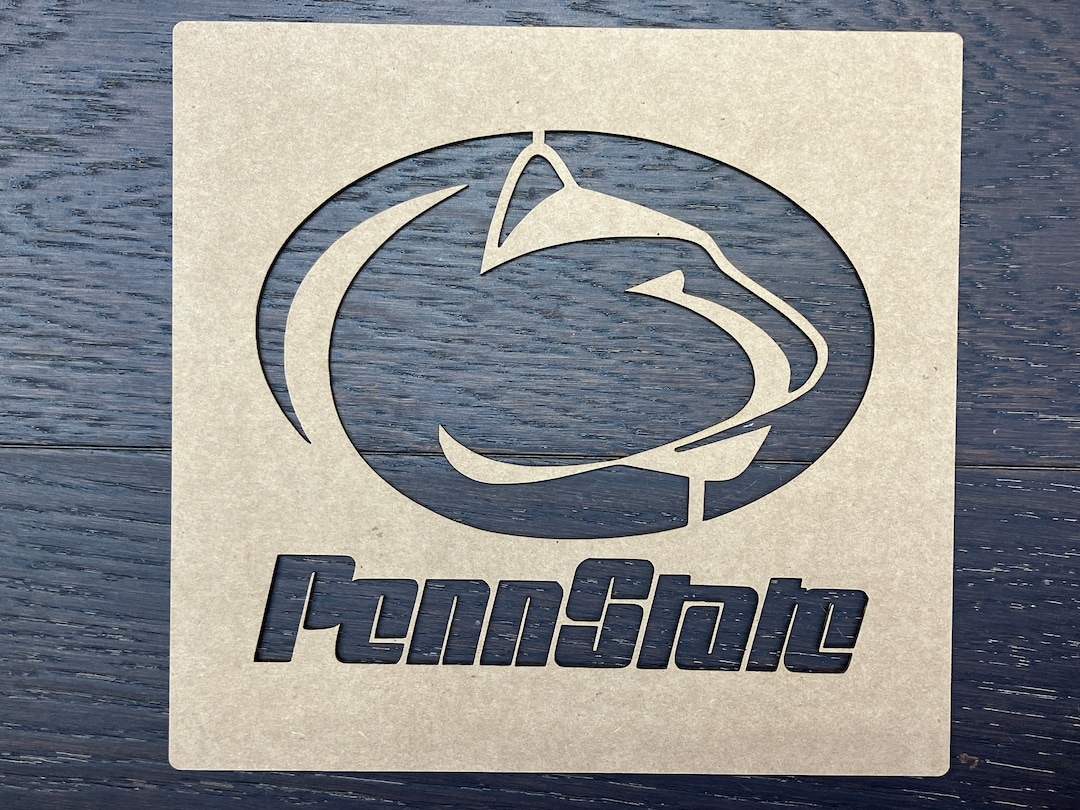 Penn State Stencil / 1/16'' Cardboard Stencil / 5'' to 14'' - Etsy