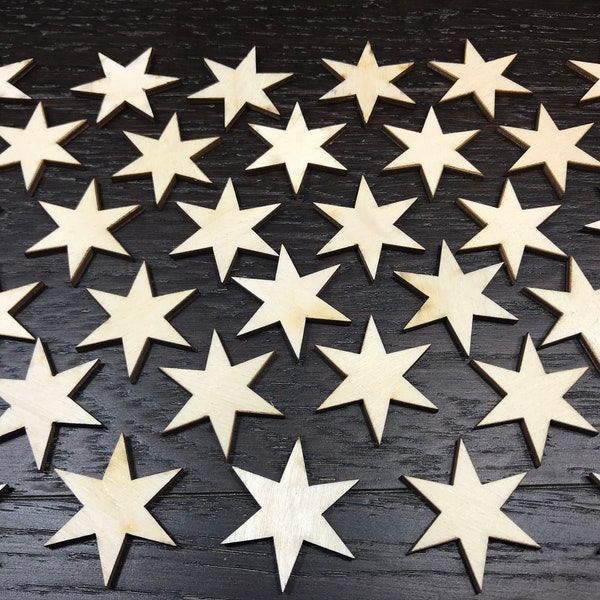 6 Point Stars - Etsy