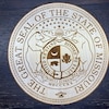 Texas State Seal 1/4'' Birch Plywood / Laser Engraved / 10'' - 14 ...