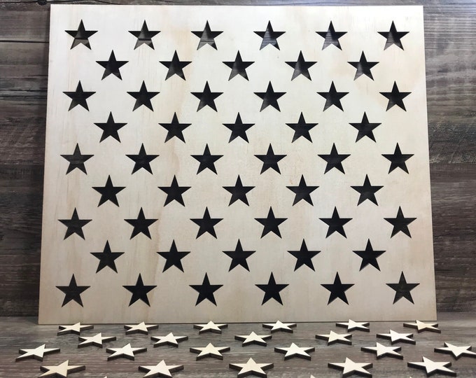 4 Pack / USA Flag / 50 Star's Stencil / Mylar Stencil / Union Stencil ...