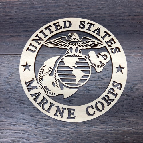 USMC United States Marine Corps Wall Art Laser Cut Sign Gift - Etsy