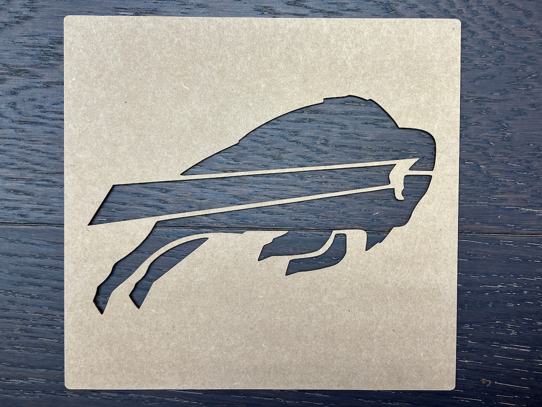 Buffalo Stencil / 1/16'' Cardboard Stencil / 10'' to 14'' - Etsy