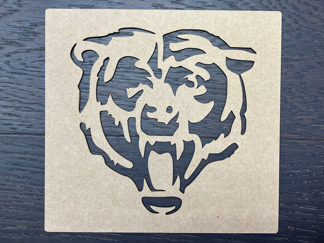 Bear Stencil / 1/16'' Cardboard/ 5'' to 14'' - Etsy