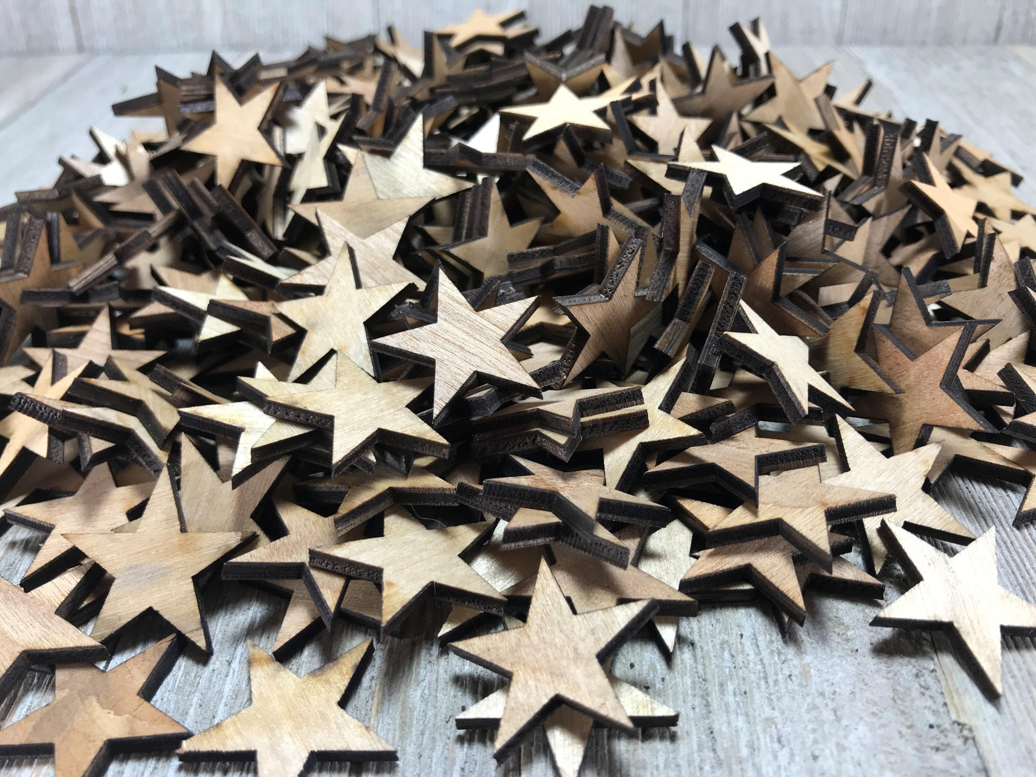 Bulk Laser-cut Wooden Stars Crafting Supplies Wooden Stars - Etsy