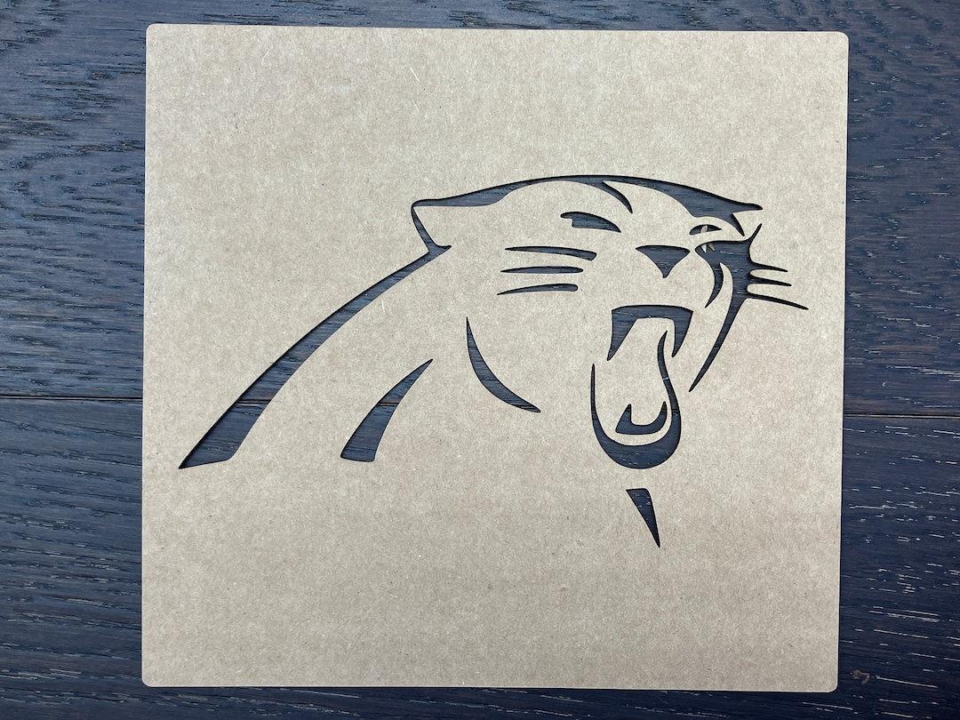 Panther Stencil / 1/16'' Cardboard Stencil / 5'' to 14'' - Etsy