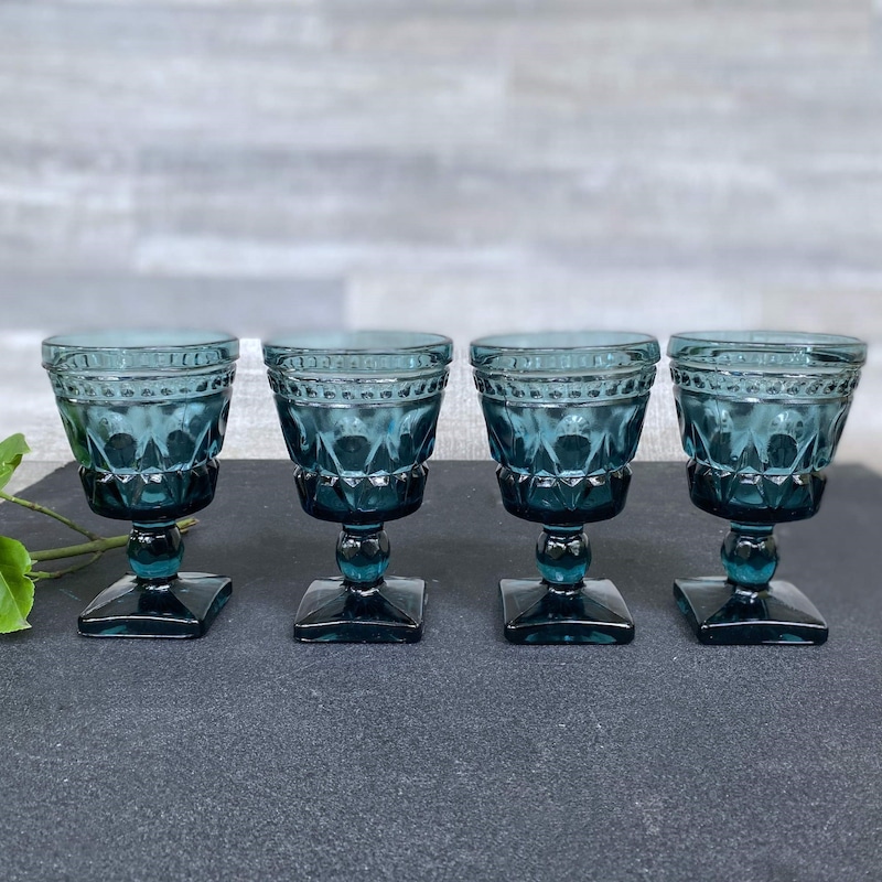 Blue Glassware - Etsy