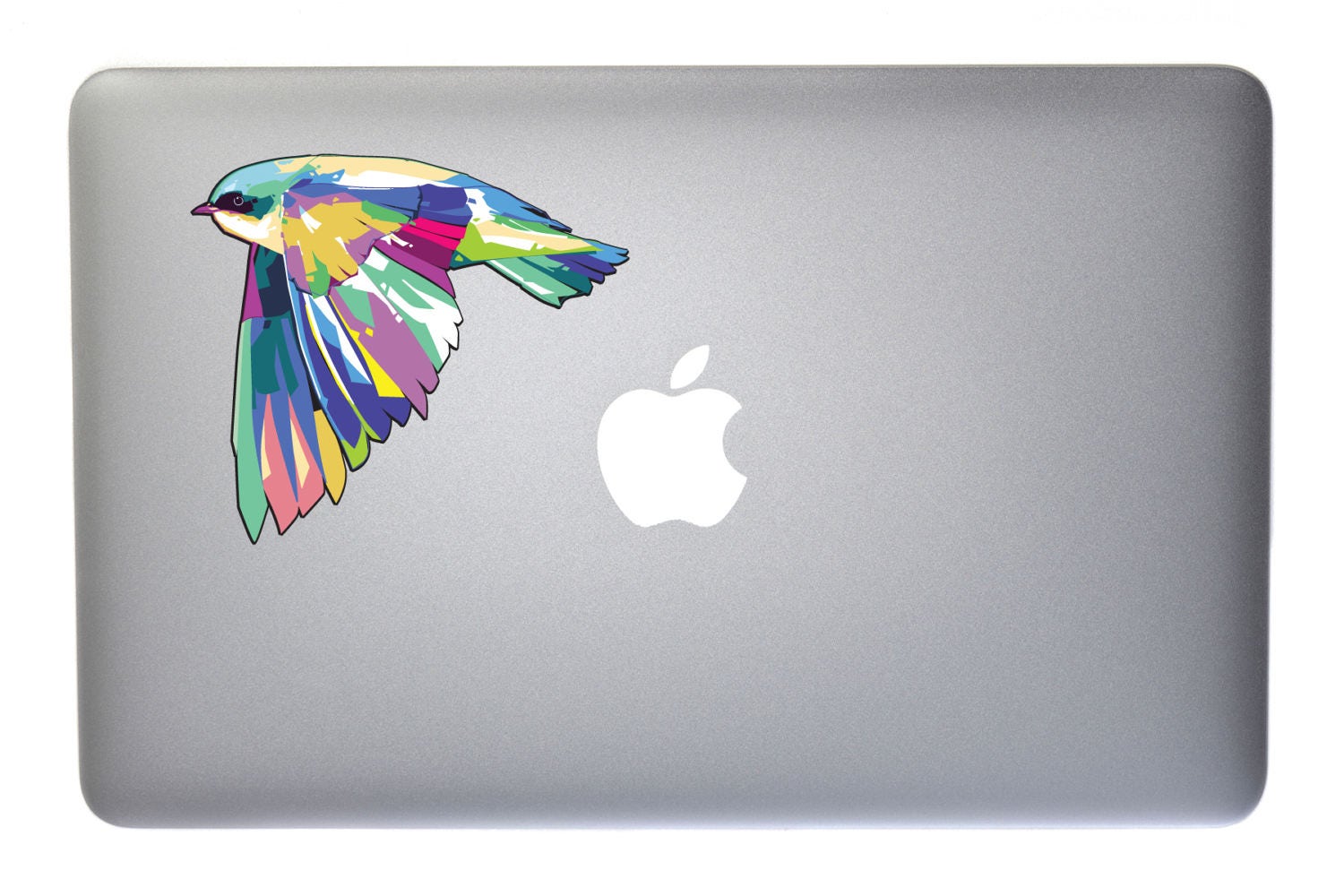 Pastel Flying Birdie - Full Color Decal for Macbook, Laptop or Other ...