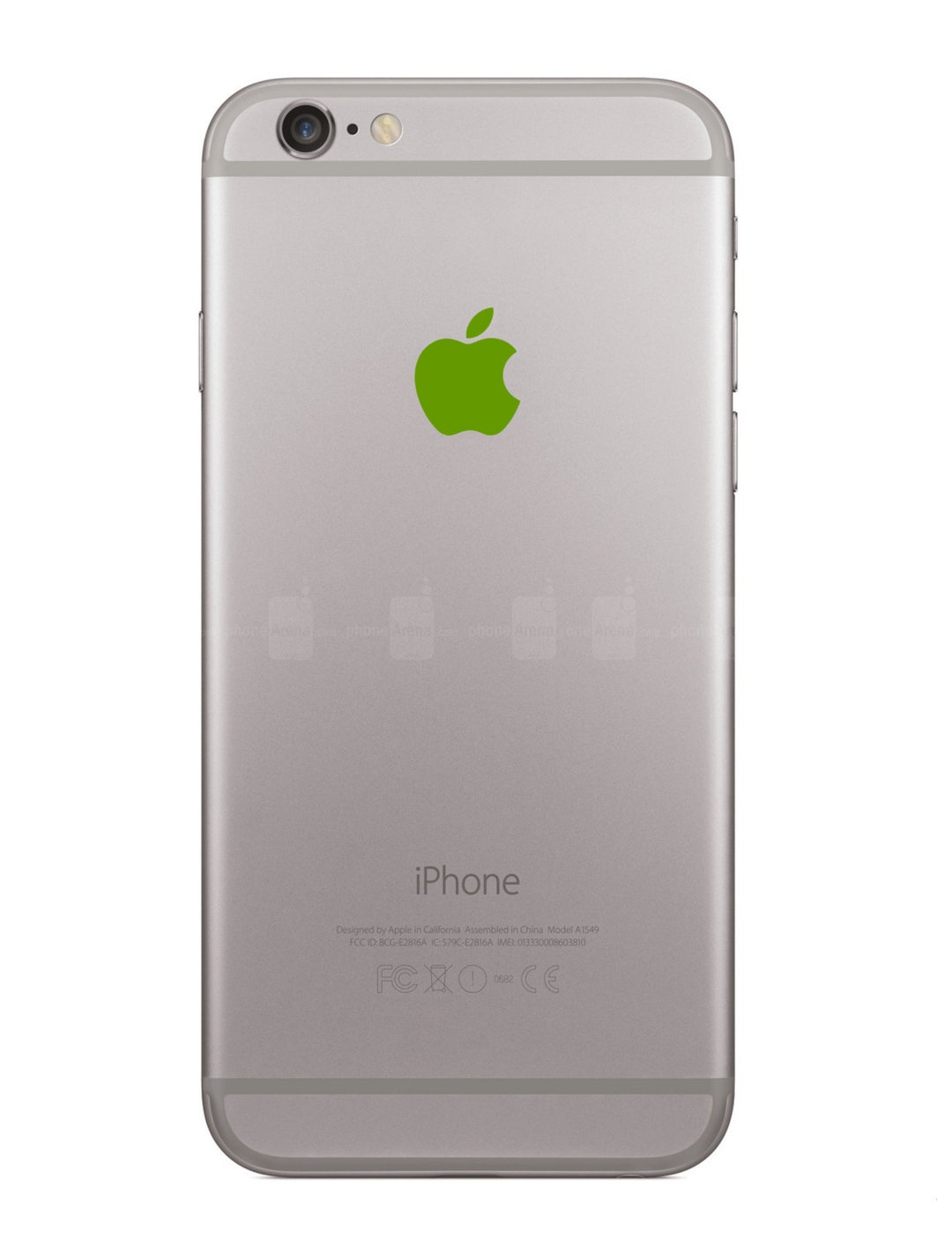 Lime Apple Logo Overlay Vinyl Decal - for iPhone 6,plus,5s,5c - Etsy