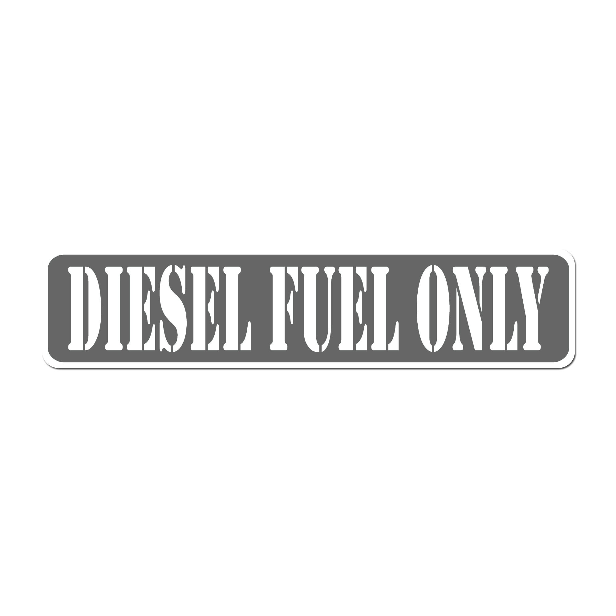 Diesel Fuel Only - Full Color Vinyl Decal - Etsy