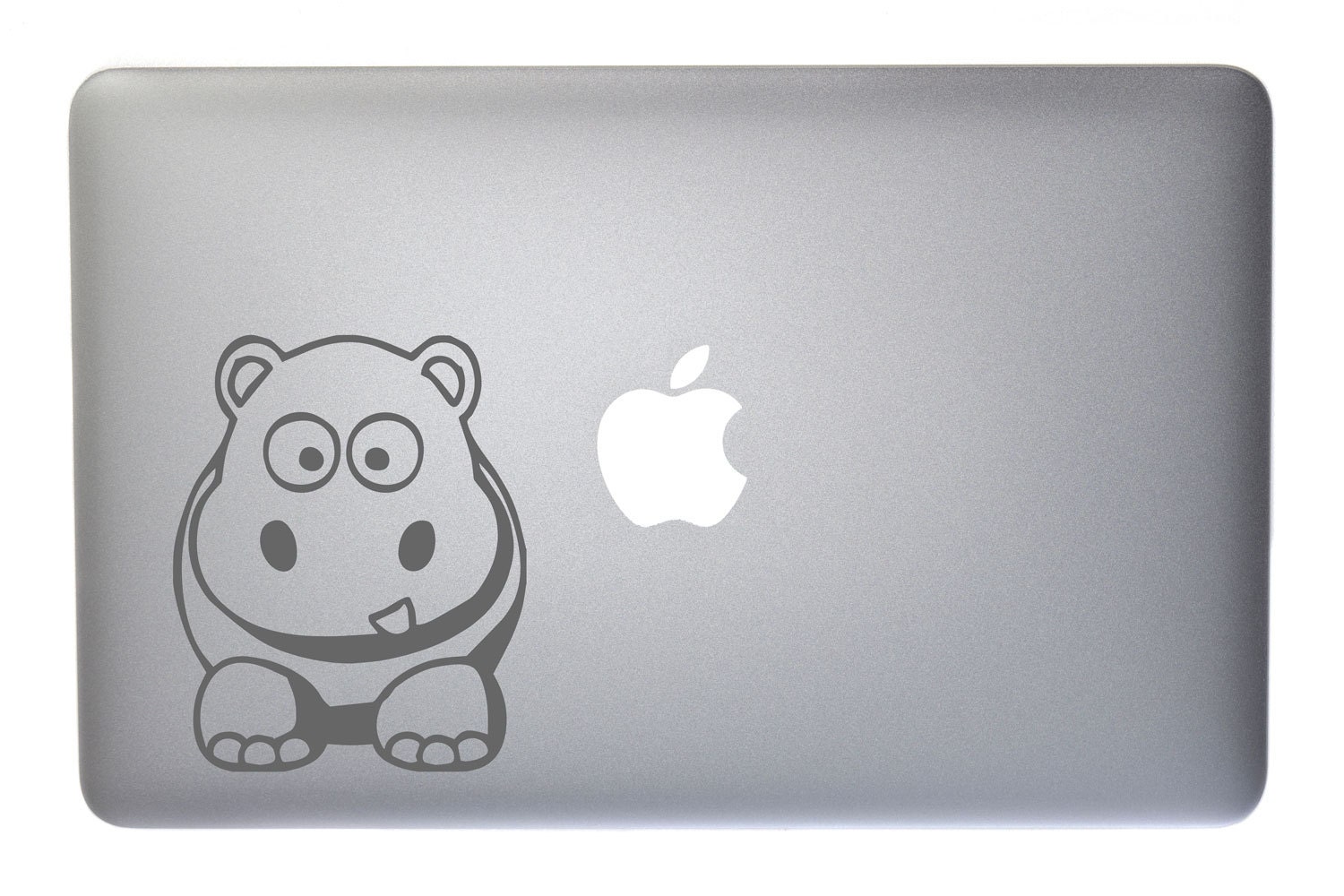 Happy Hippo - Vinyl Decal for Macbook, Laptop or Other Device - Etsy