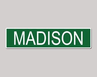 Madison Street Sign - Etsy