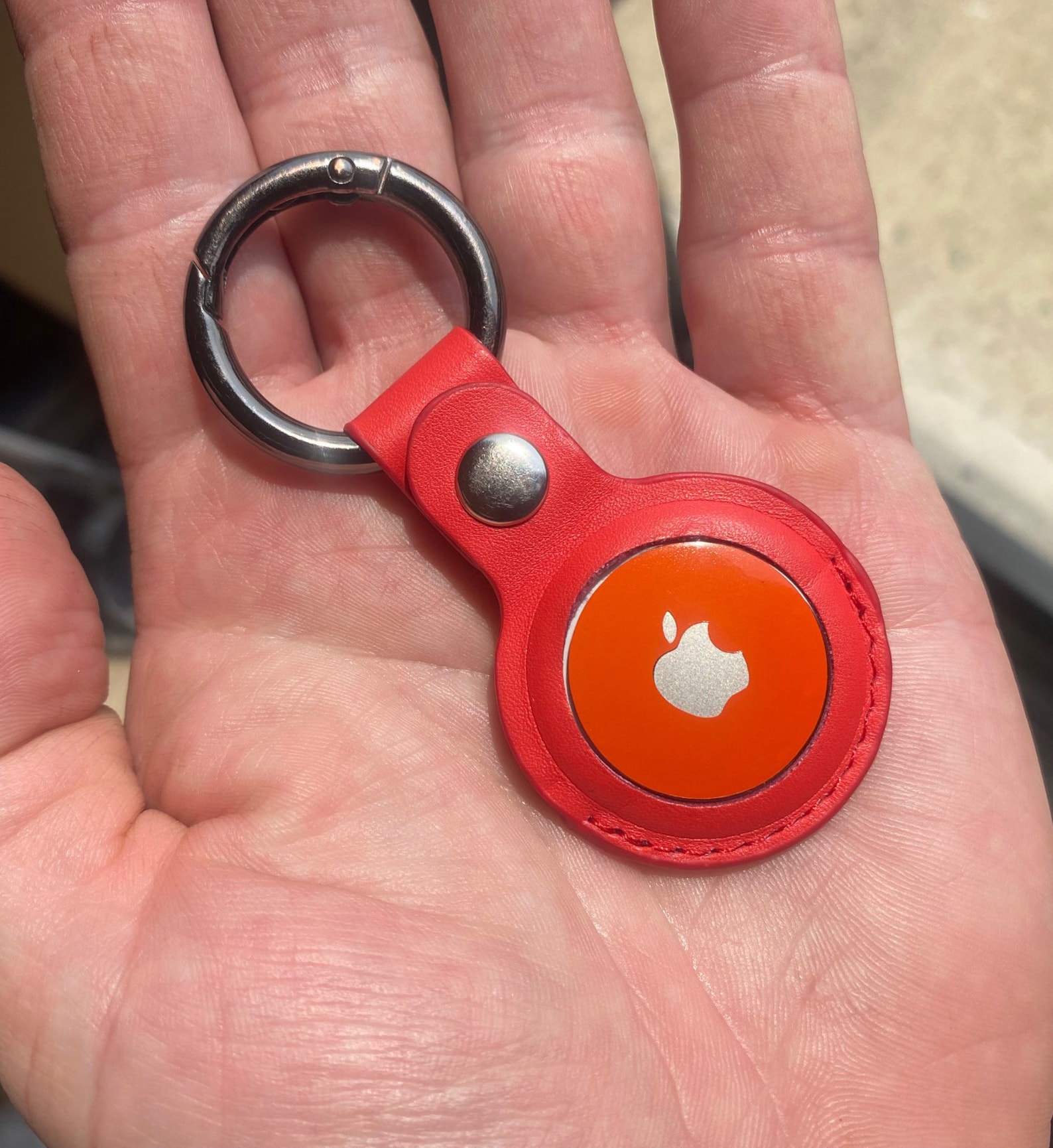 Silver Apple AirTag Logo Overlay Single Color High Quality Vinyl Decal ...