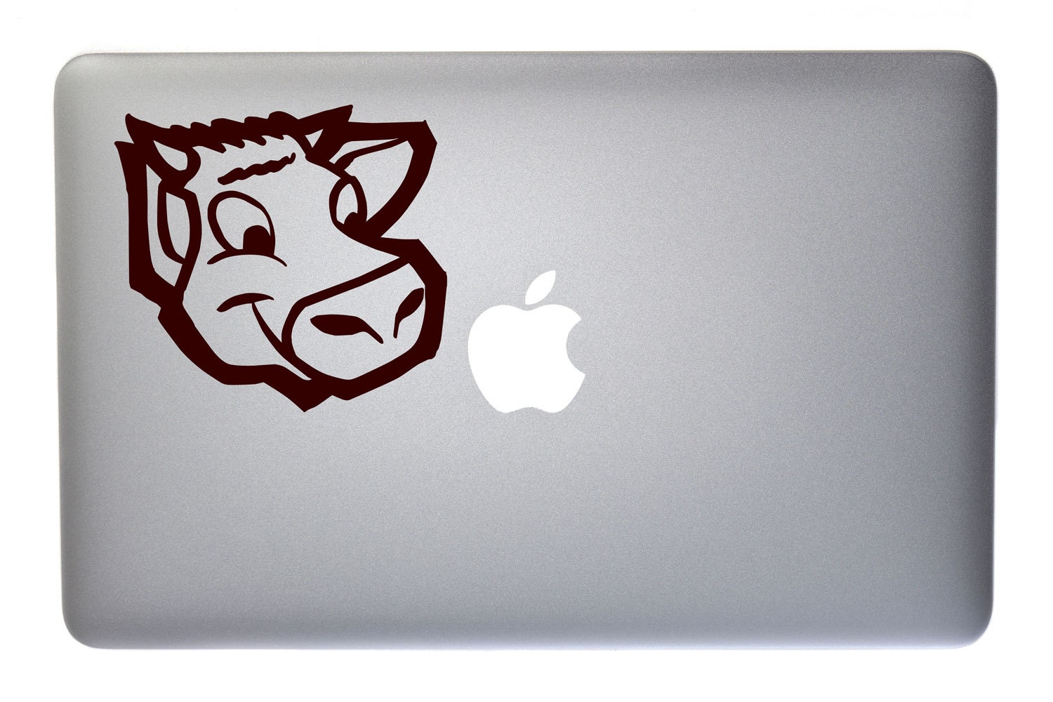 Cartoon Cow Face Vinyl Decal for MacBook Laptop or Other - Etsy