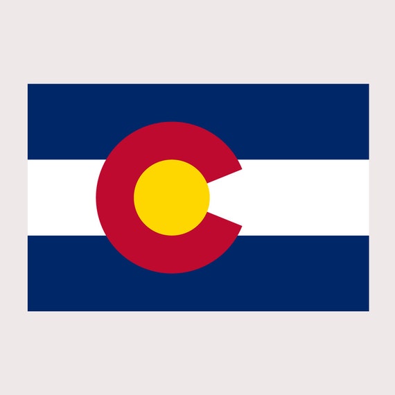 Colorado Pride State Flag REFLECTIVE Full Color Decal for - Etsy