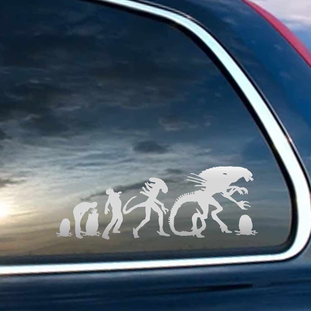 Alien Evolution Line Vinyl Decal for Macbook, Laptop, Wall, Window - Etsy