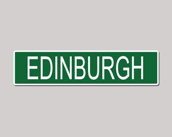 Edinburgh Sign - Etsy