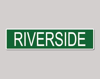 Riverside Sign - Etsy