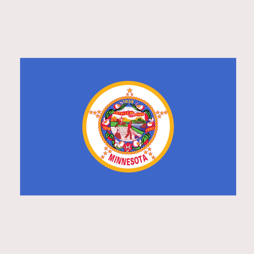 Minnesota Pride State Flag Full Color Decal for Macbook, Laptop or ...